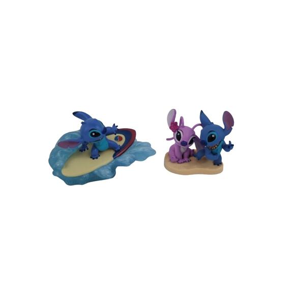 Disney | Toys | Disney Store Lilo Stitch Angel Surfing Stitch Figure ...